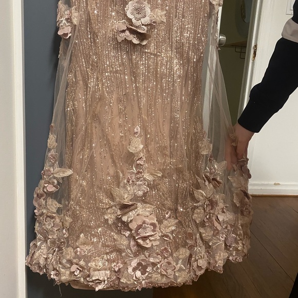 Portia & Scarlett | Dresses | Portia Scarlett Embellished Stone Gown ...